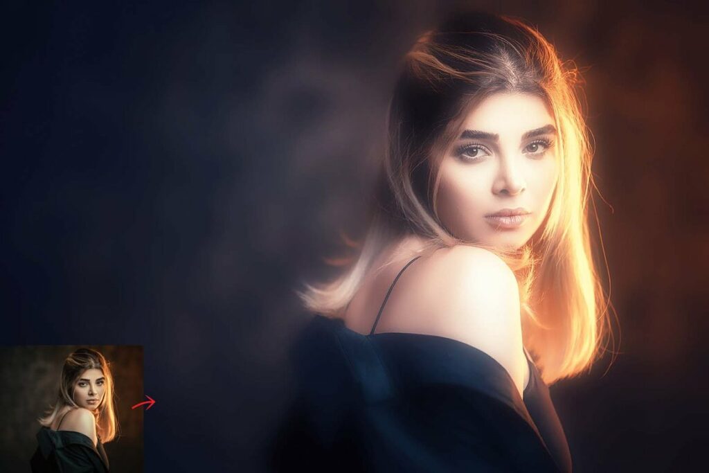 Soft Glow Effect Photo Effect Photoshop Actions - MasterBundles