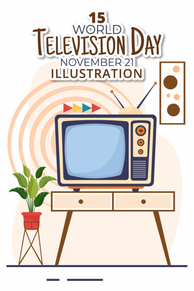 15 World Television Day Illustration - MasterBundles