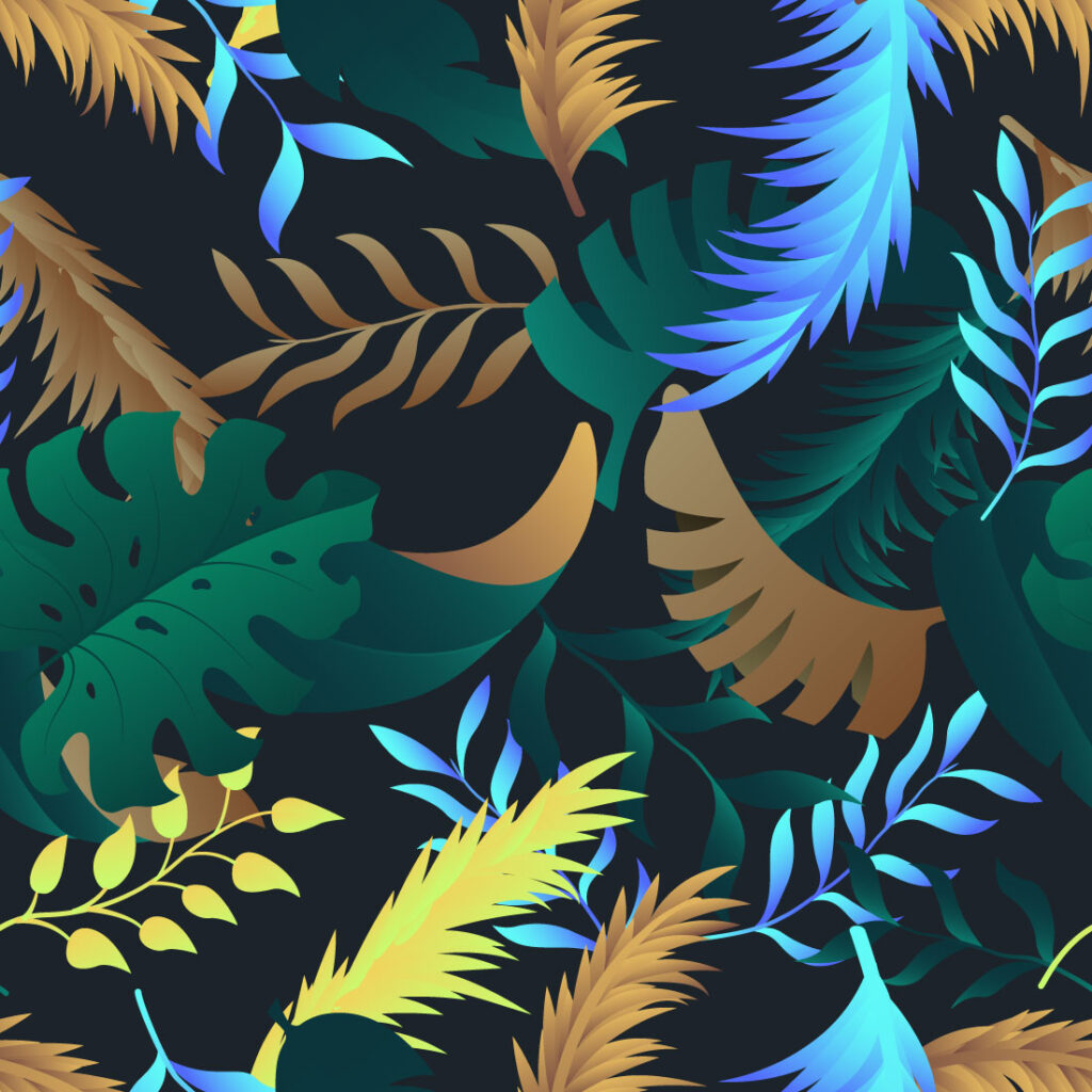 Colorful Jungle Patterns - MasterBundles