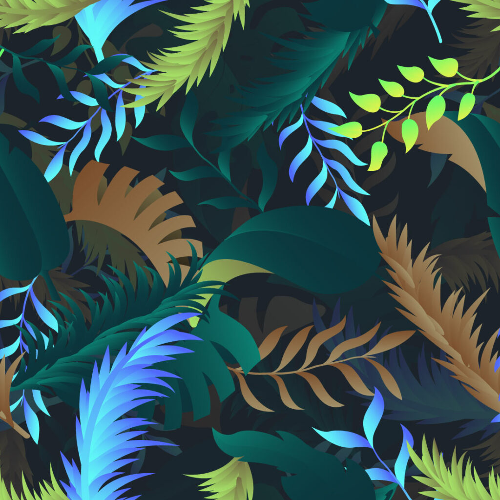 Colorful Jungle Patterns - MasterBundles