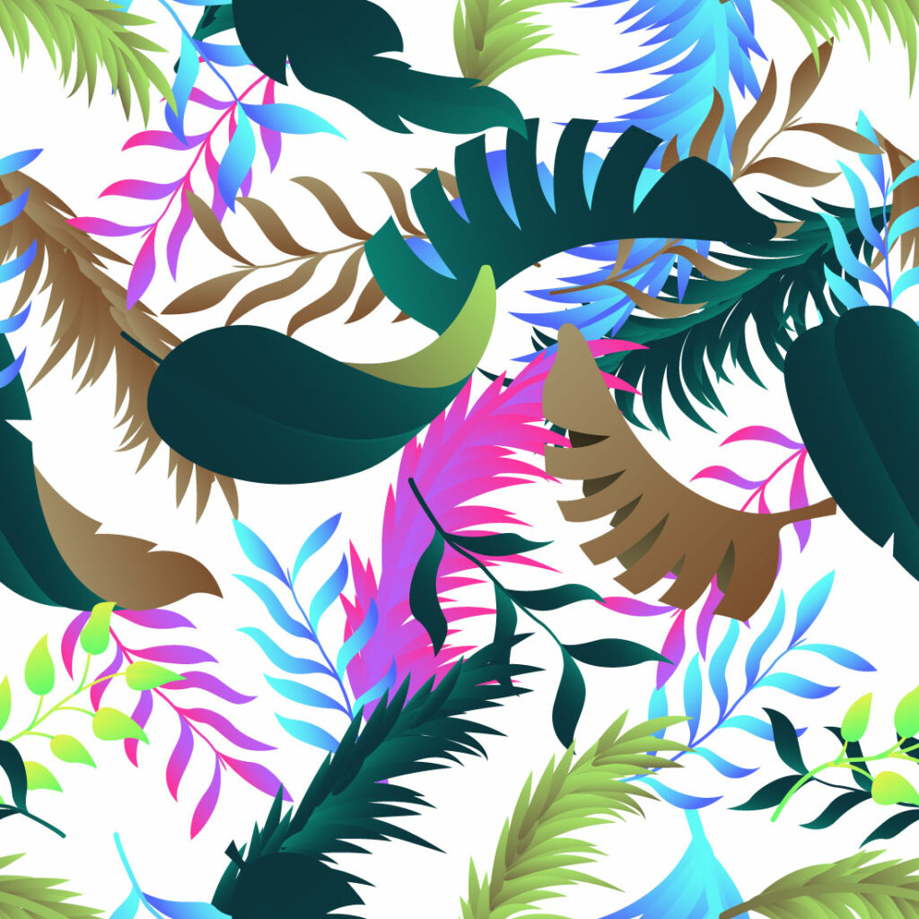 Colorful Jungle Patterns - MasterBundles
