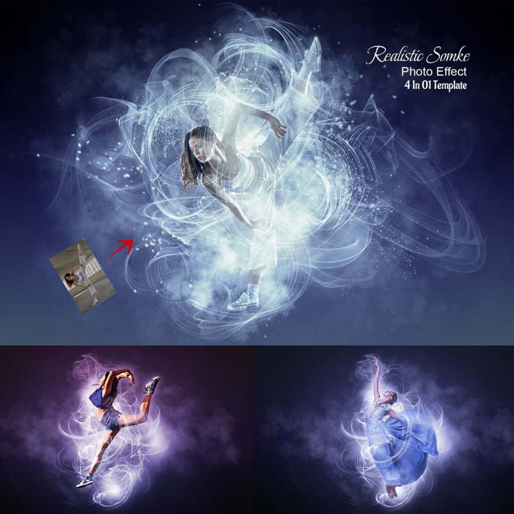 Realistic Smoke Photo Effect - MasterBundles