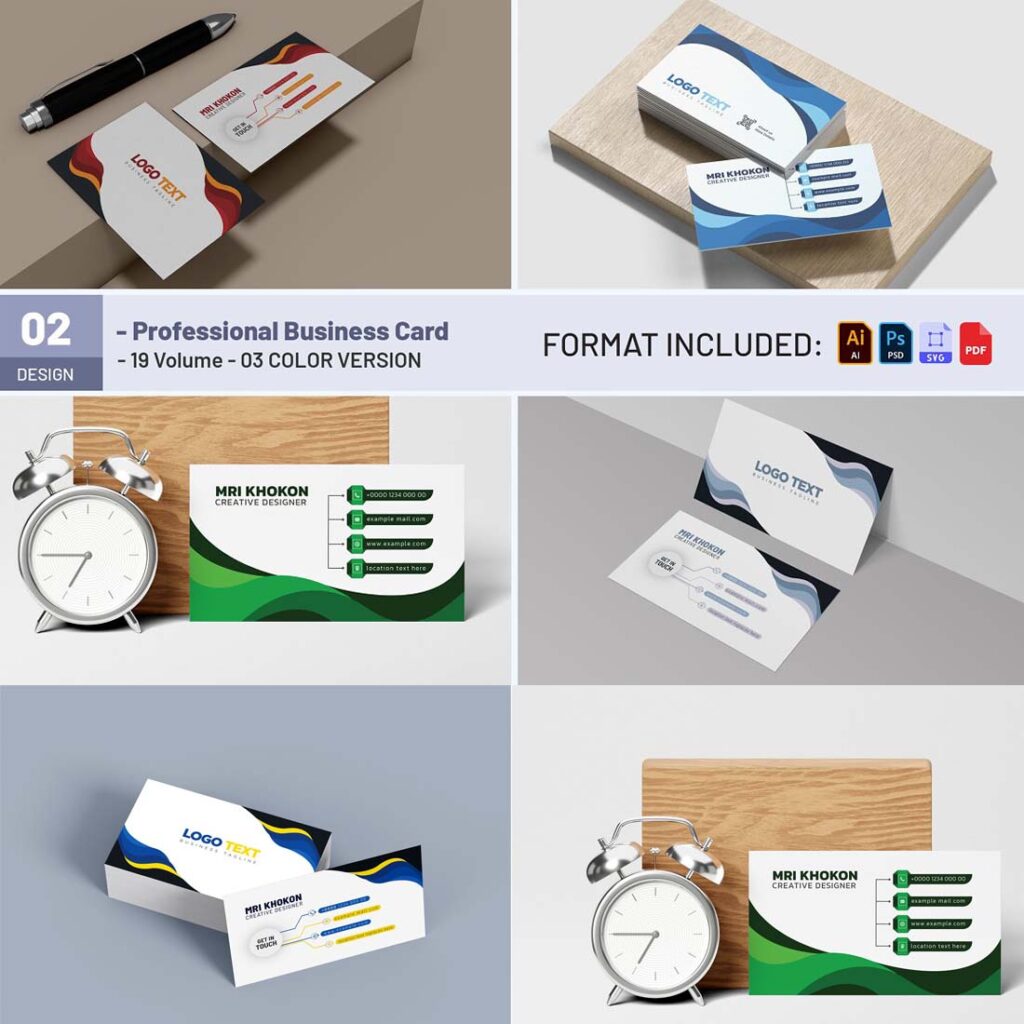 Unique Business Card Design - MasterBundles