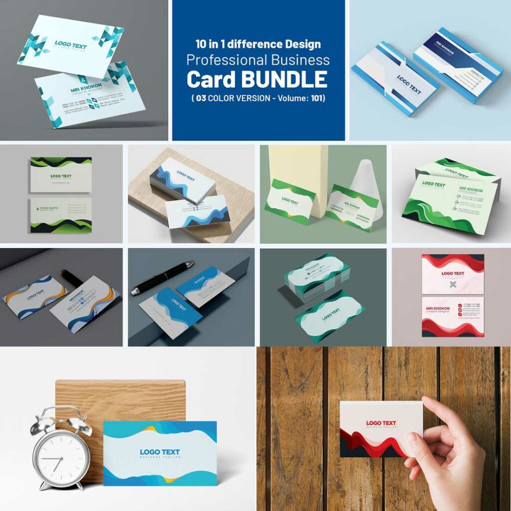 Minimalist Business Card Bundle - MasterBundles