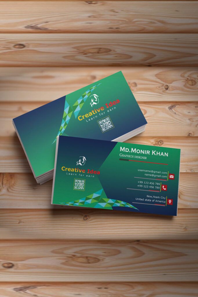 Double Sided Professional Business Card Design - MasterBundles