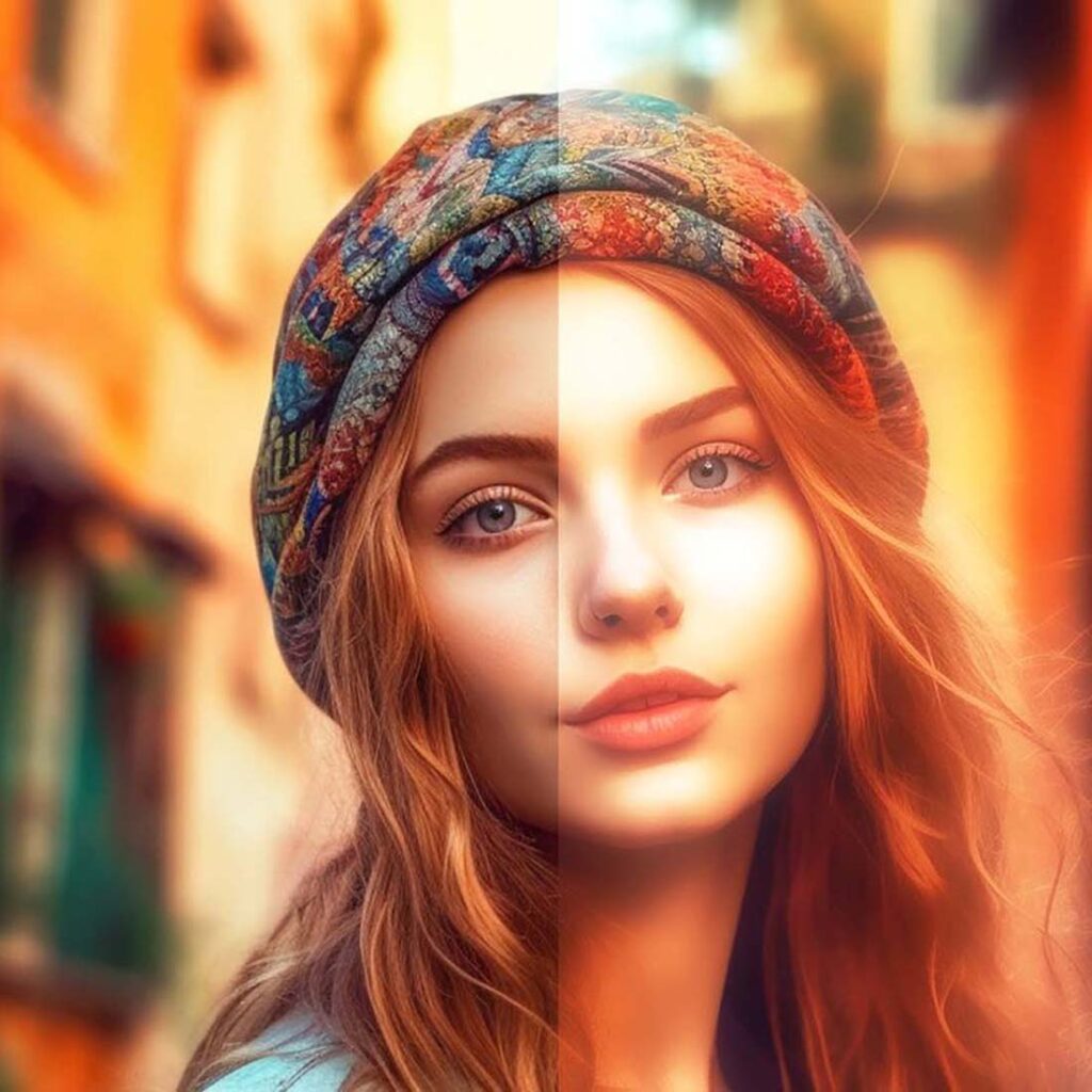 Soft Glow Effect Photo Effect Photoshop Actions - MasterBundles