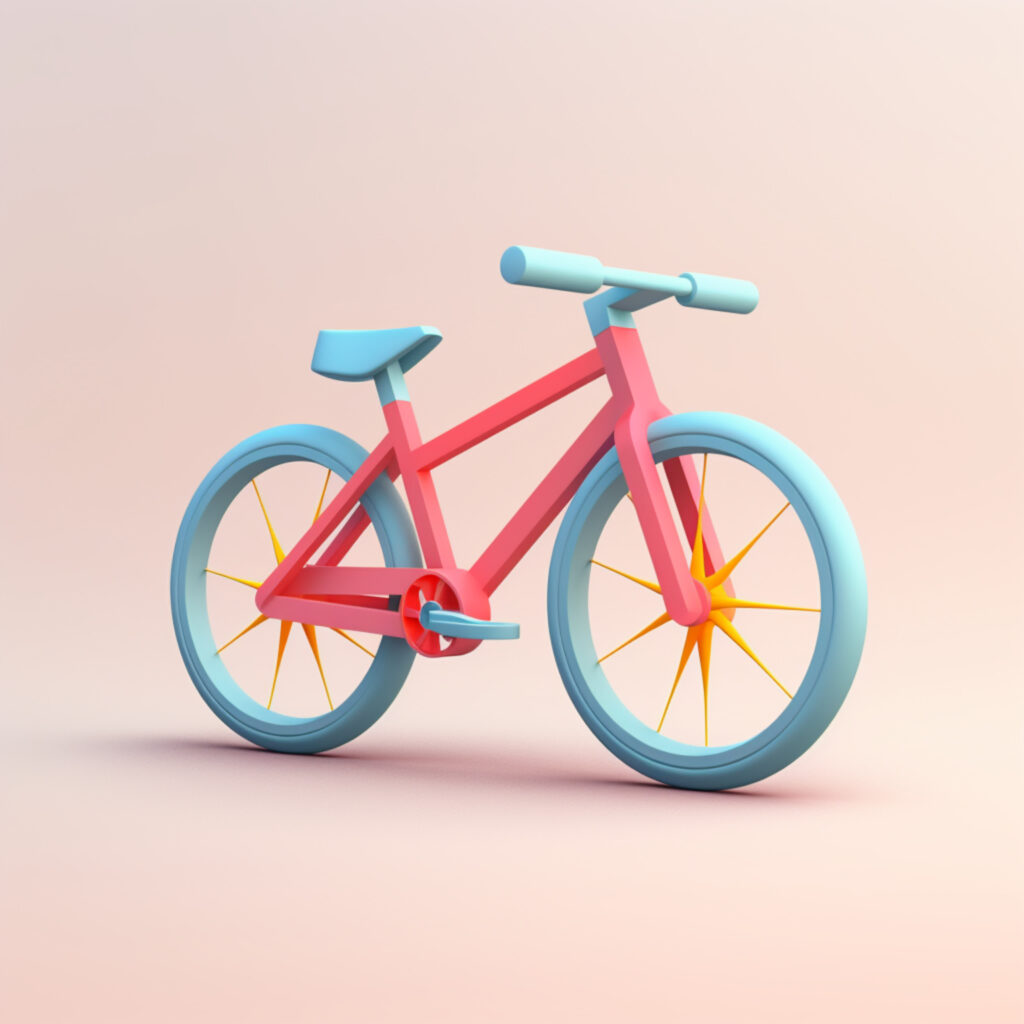 bicycle 3d model - MasterBundles