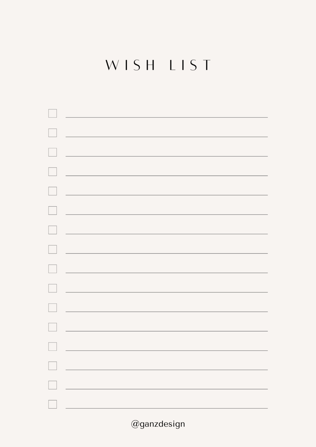 UNDATED PLANERS | CHECKLISTS | TRACKERS