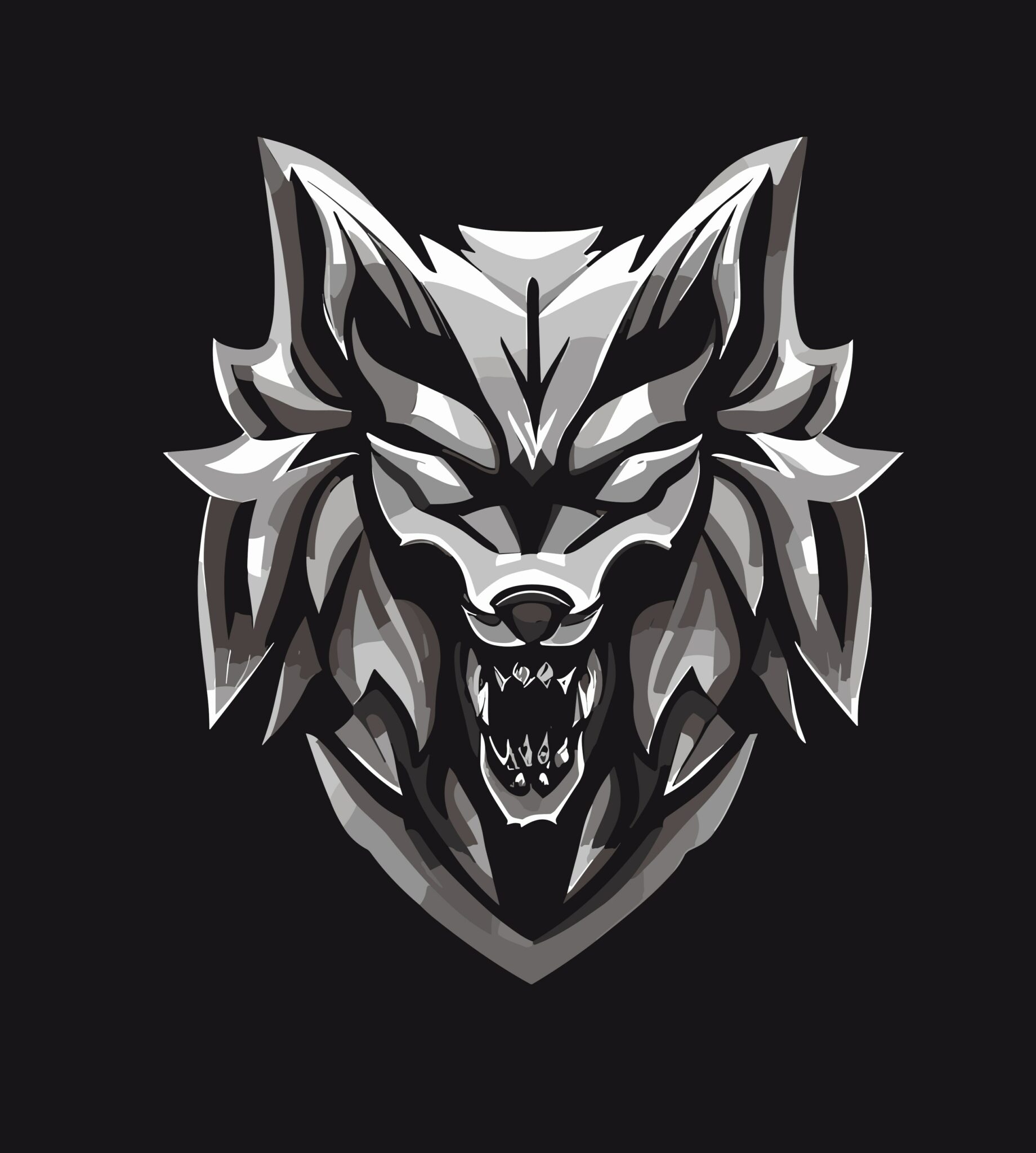 Wolf Logo - MasterBundles