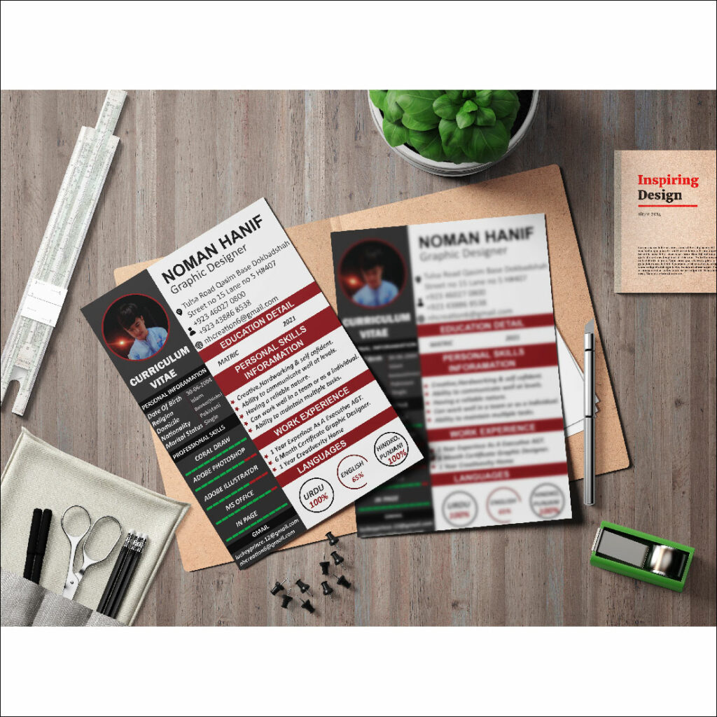 Resume Unique Template - MasterBundles
