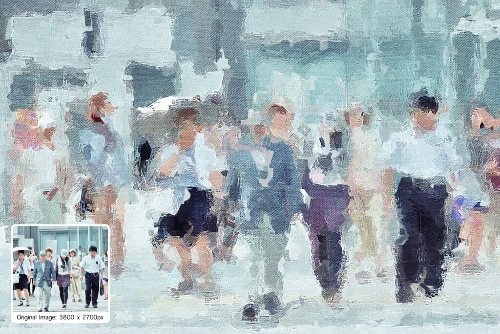 Impression Realistic OilPainting Effect Action - MasterBundles