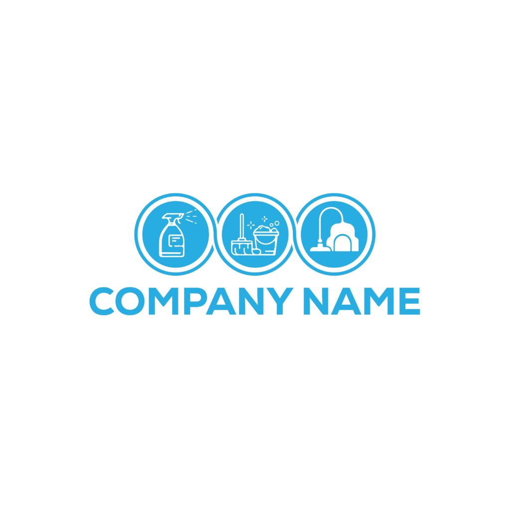 Cleaning Items Logo or Icon Design Vector Image Template - MasterBundles