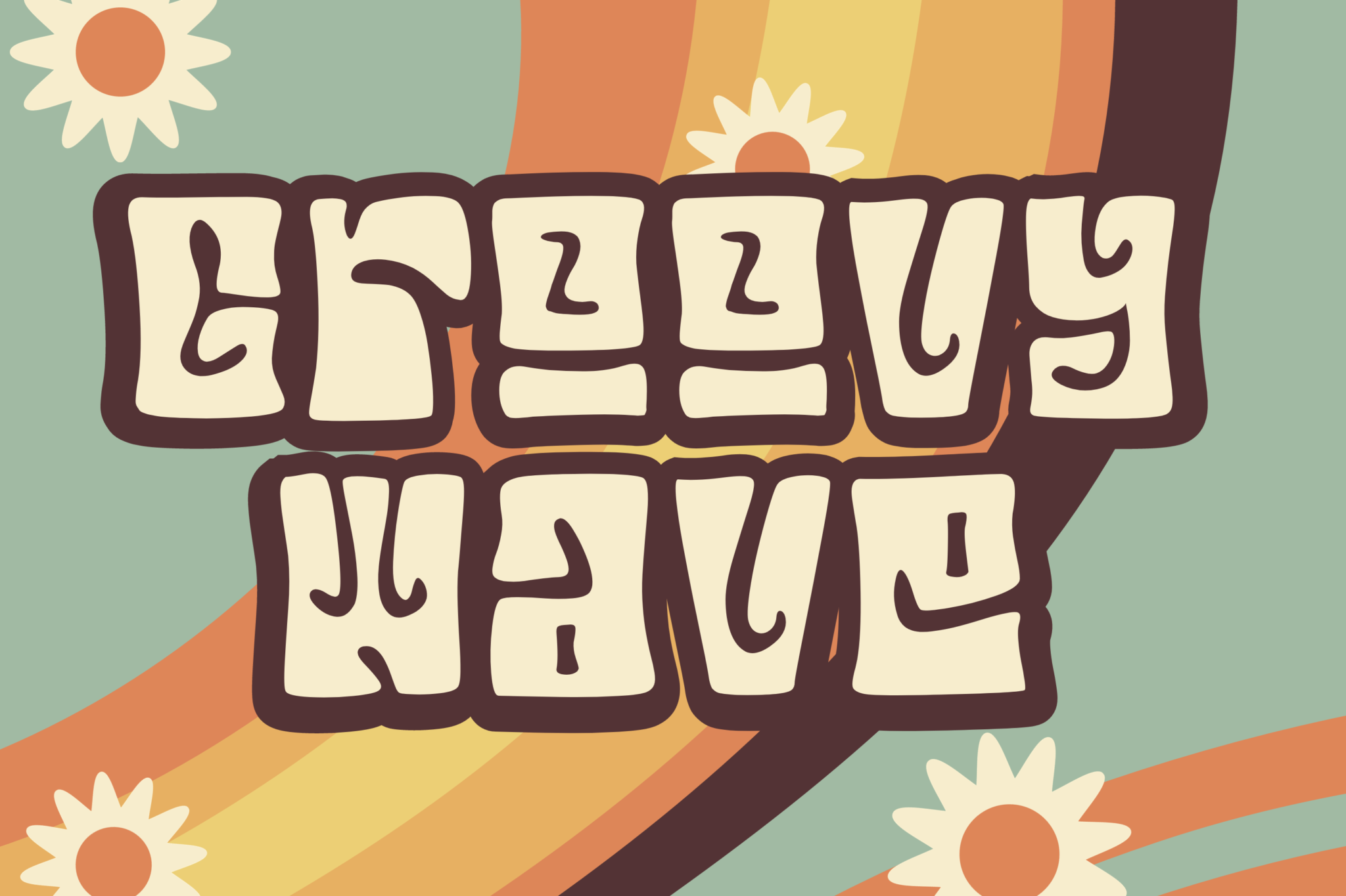 GroovyWave - Retro Font - MasterBundles