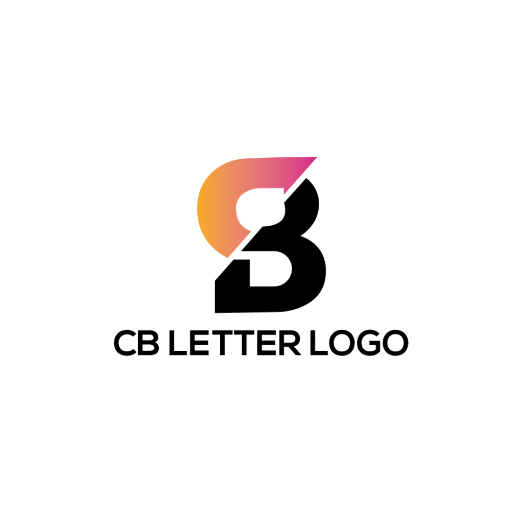 Initial CB Letter Logo Design - MasterBundles