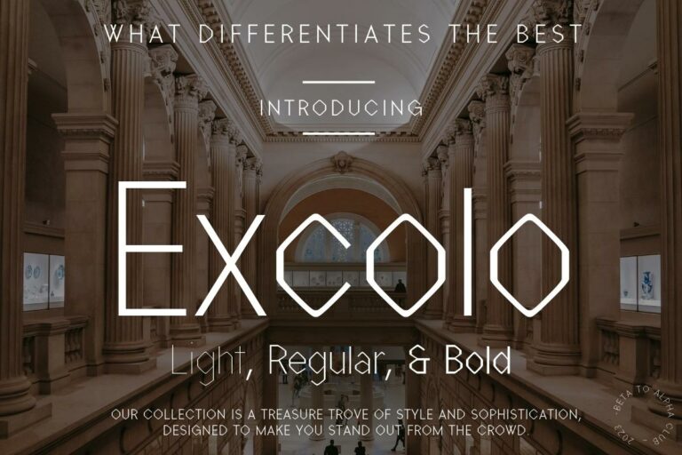 Excolo | Sans Serif Family | - MasterBundles