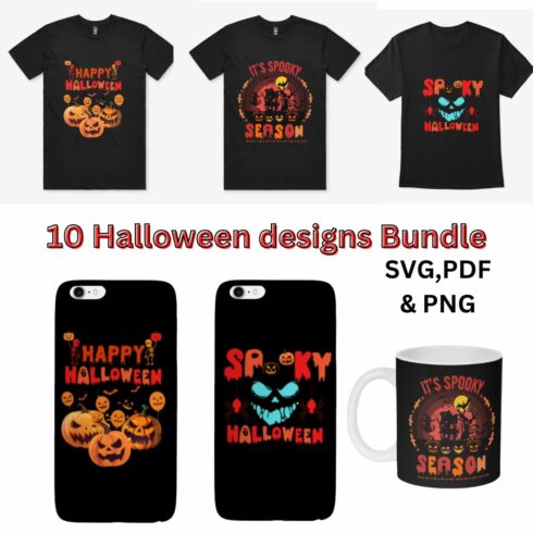 Spooky Halloween Designs Bundle - MasterBundles