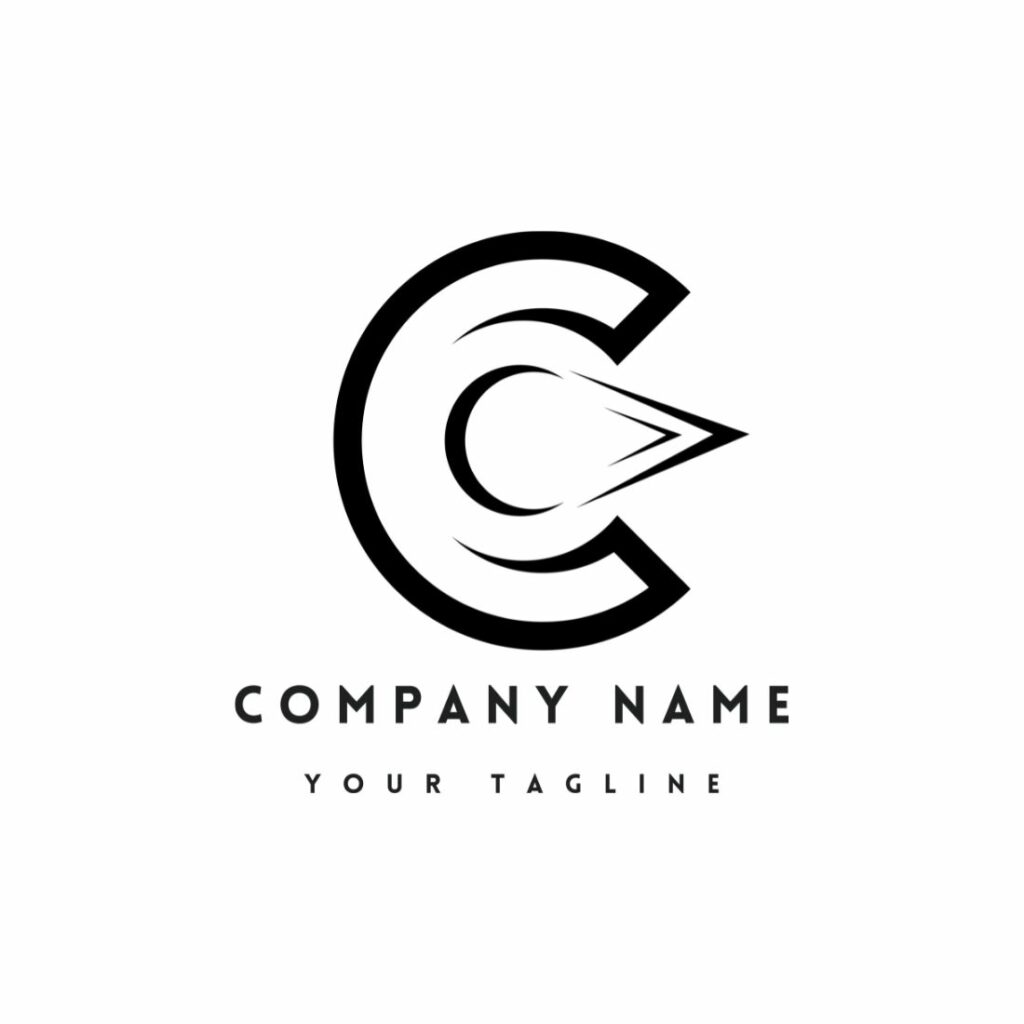 Modern and Minimal layered letter C logo - MasterBundles