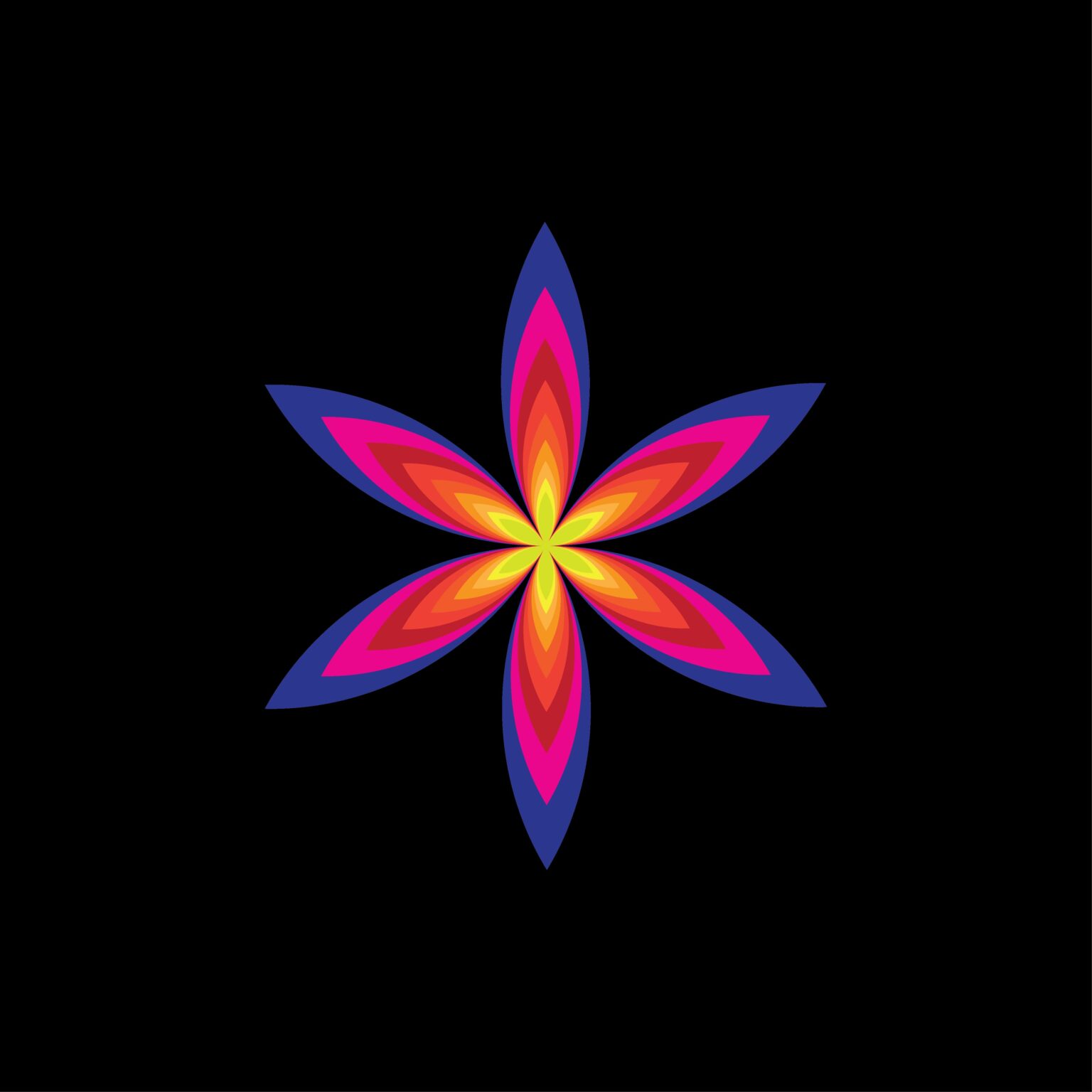 Simple Flower Design Vector Image Template - MasterBundles