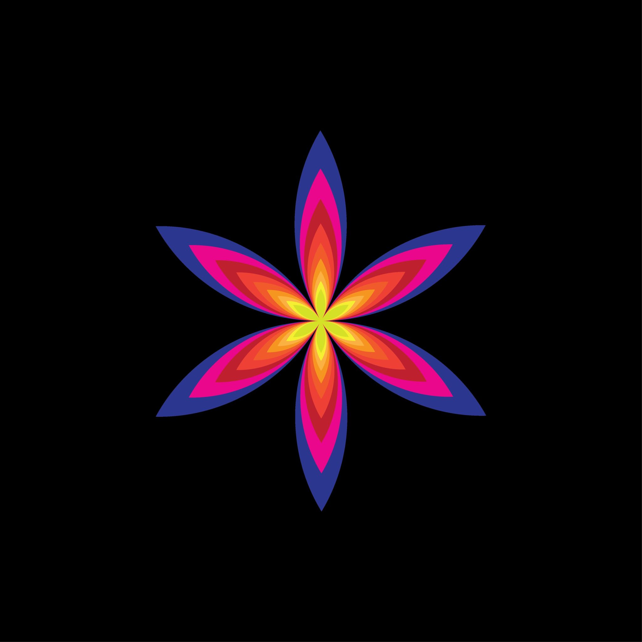 Simple Flower Design Vector Image Template - MasterBundles