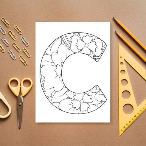 250 Vector Alphabet Coloring Pages - MasterBundles