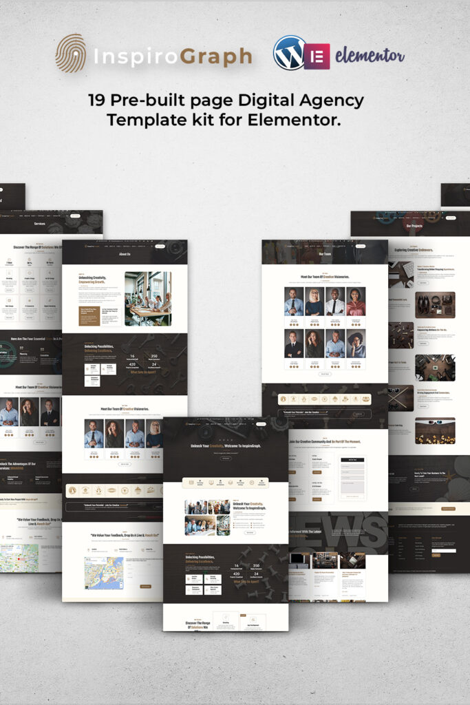InspiroGraph - Premium Digital, Creative, Marketing, Multipurpose, Business Elementor Pro ...