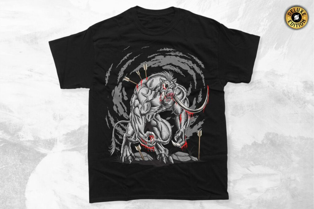 Zombie Beast Animals T-shirt Designs Vector Bundle - MasterBundles