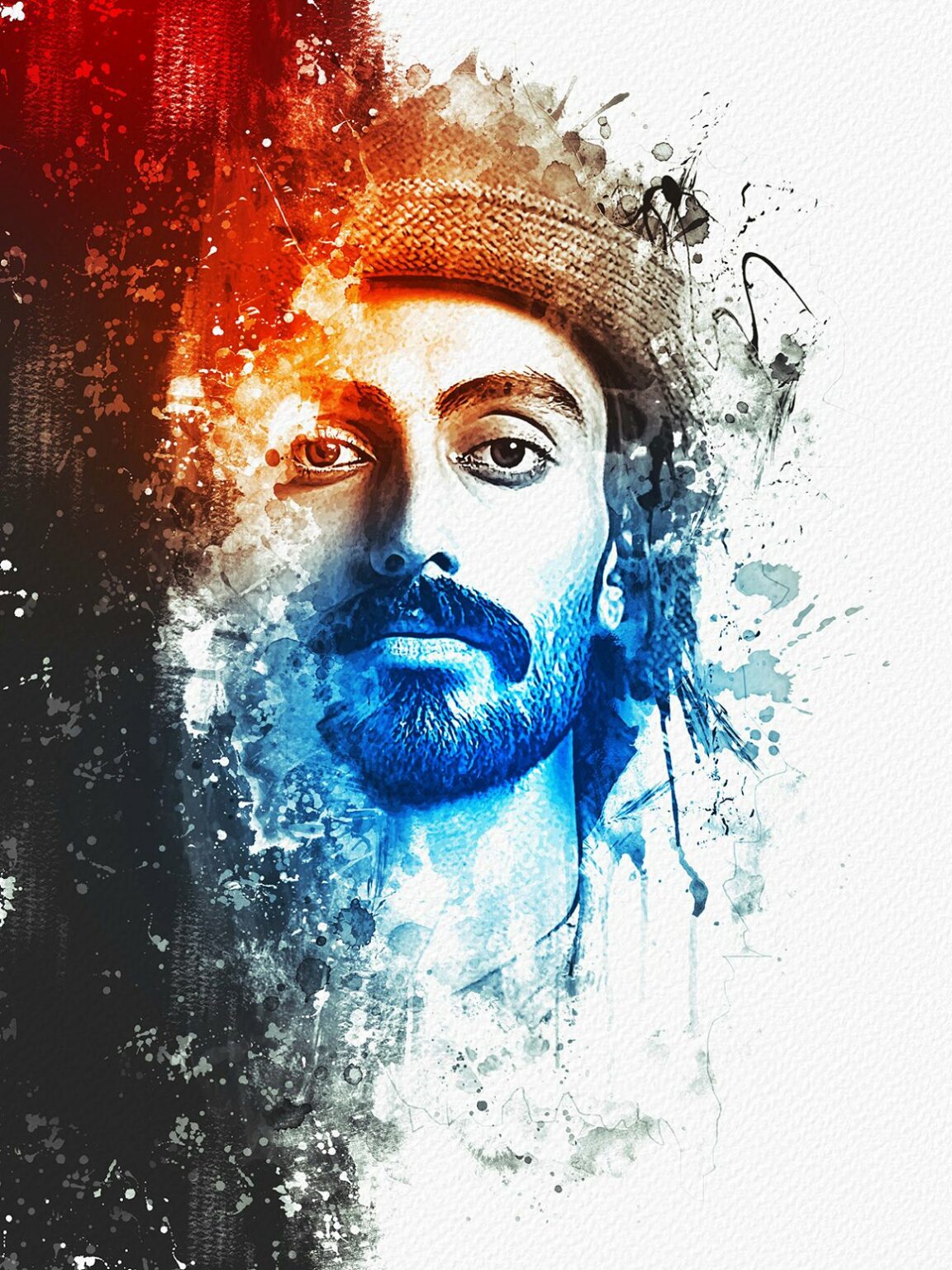 Mixed Media Art Watercolor Effect - MasterBundles