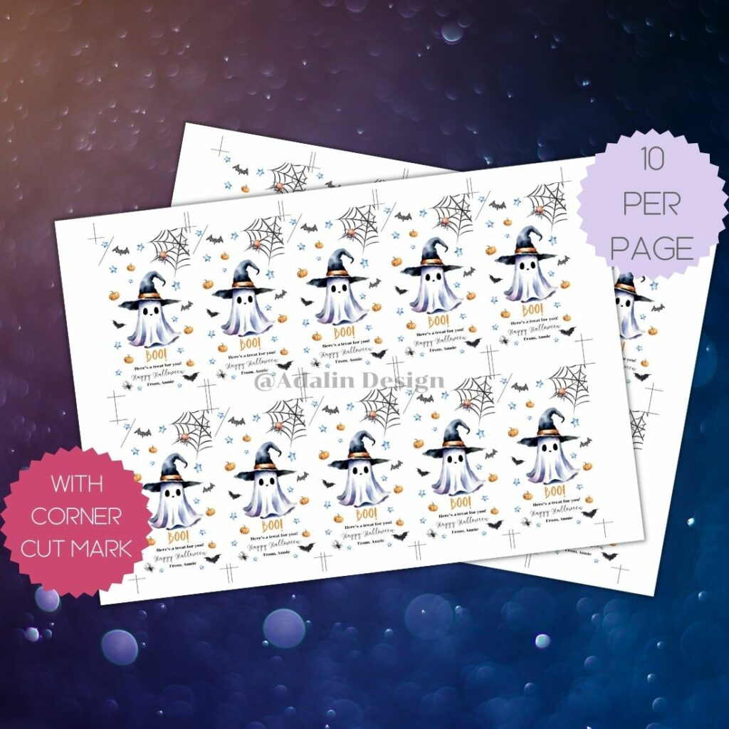 Editable Halloween Gift Tags - MasterBundles