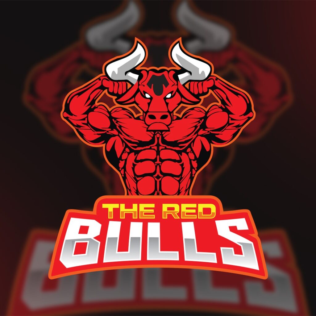 Mascot Logo Design - The Red Bull - MasterBundles
