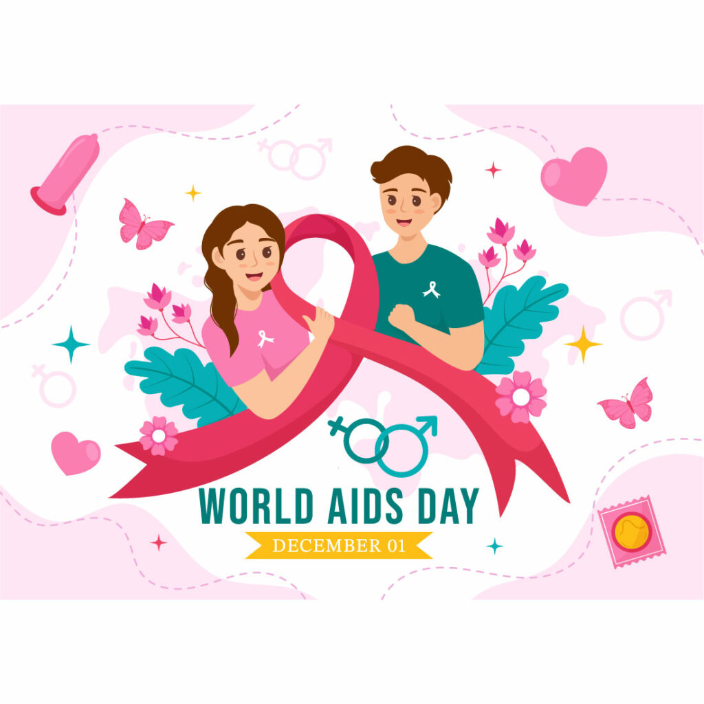 14 World Aids Day Illustration - MasterBundles