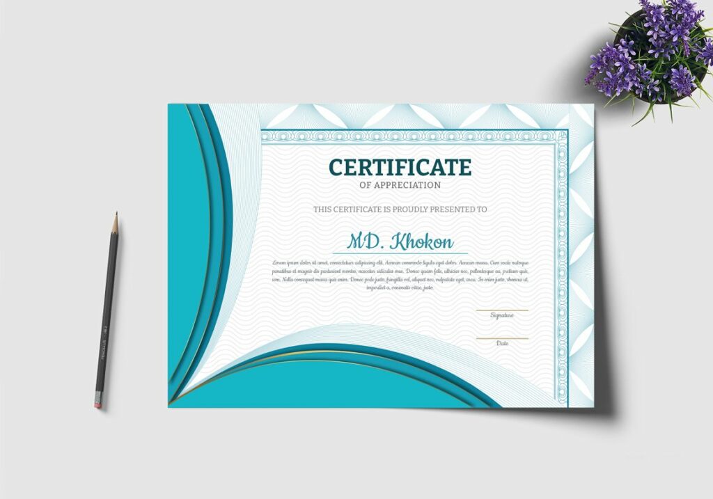 Creative Certificate Design - MasterBundles