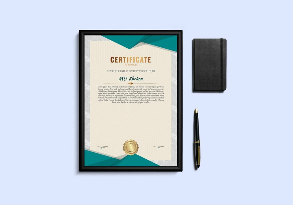 Modern Creative Certificate Design - MasterBundles