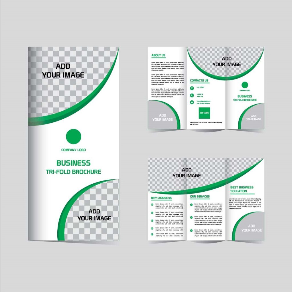 Aphrodite Business Tri-Fold Brochure Template design - MasterBundles