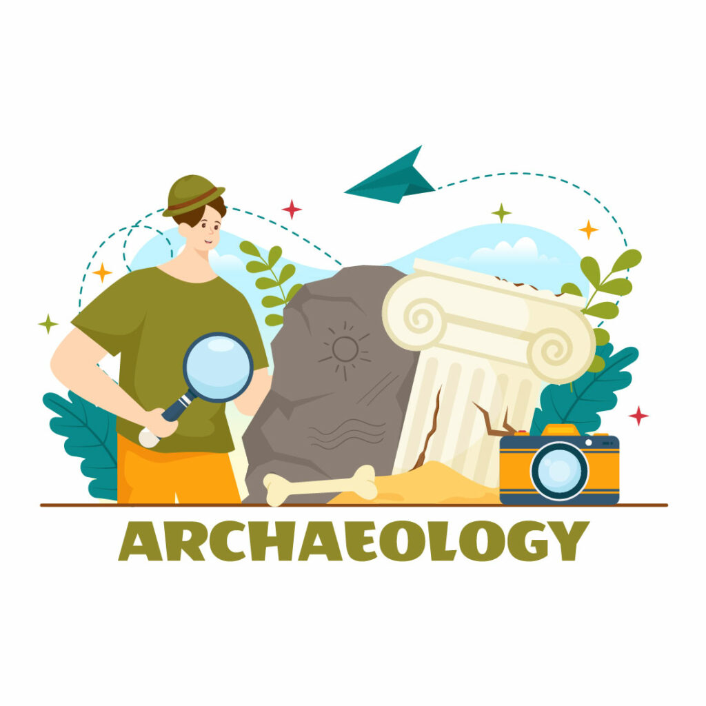 11 Archeology Vector Illustration - MasterBundles