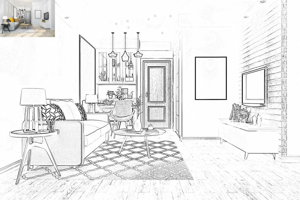 Architecture Line Art - MasterBundles