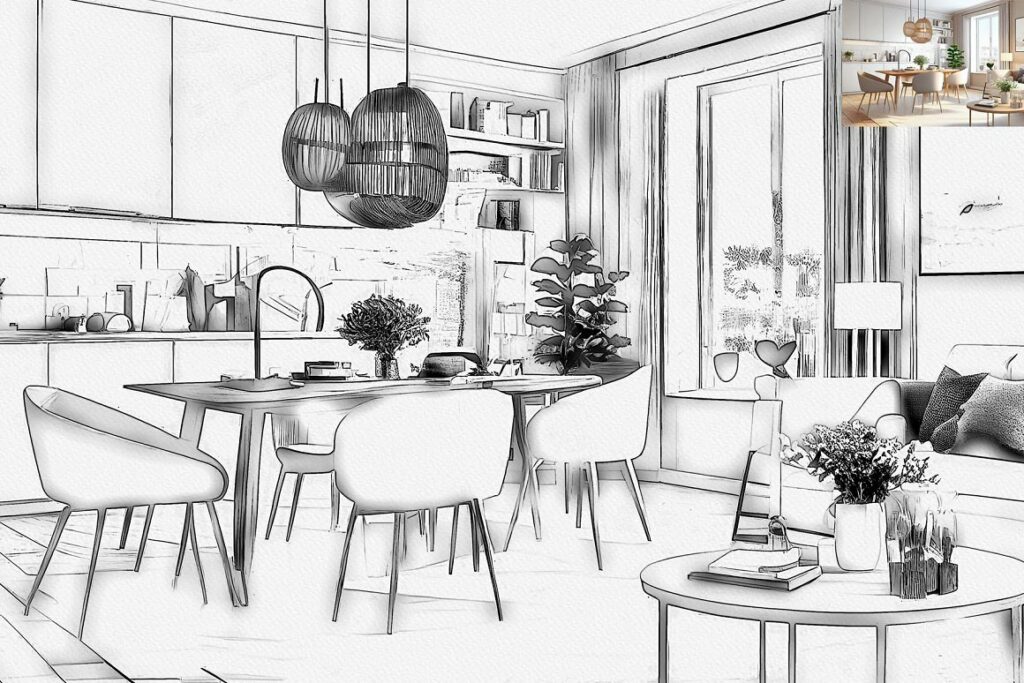 Architecture Line Art - MasterBundles