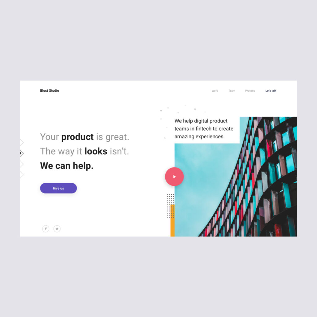 Hero Design for Design Studio - MasterBundles