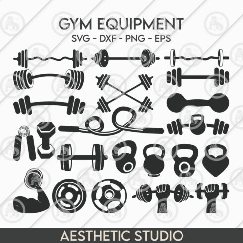 Gym Equipment Svg