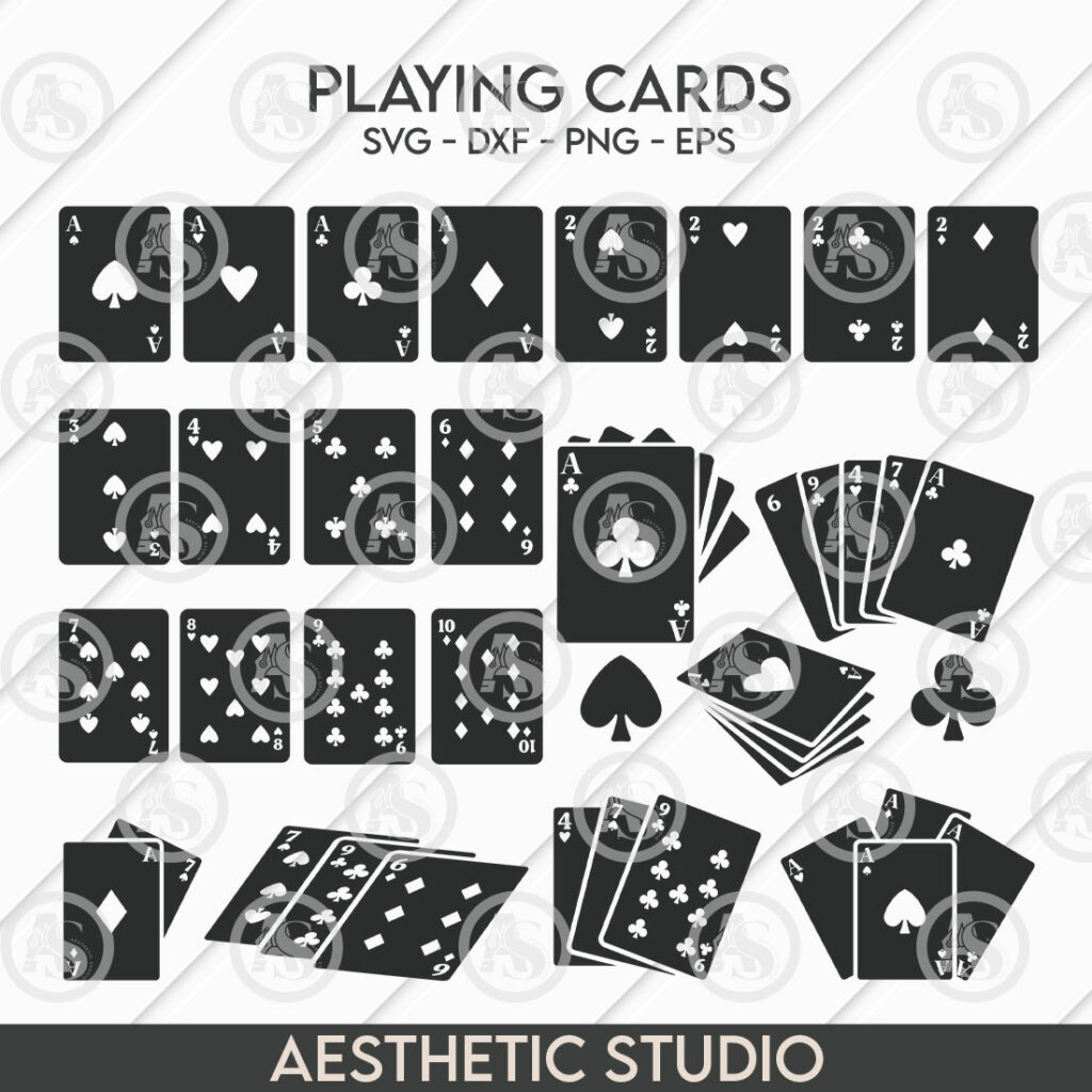 Playing Cards Silhouette