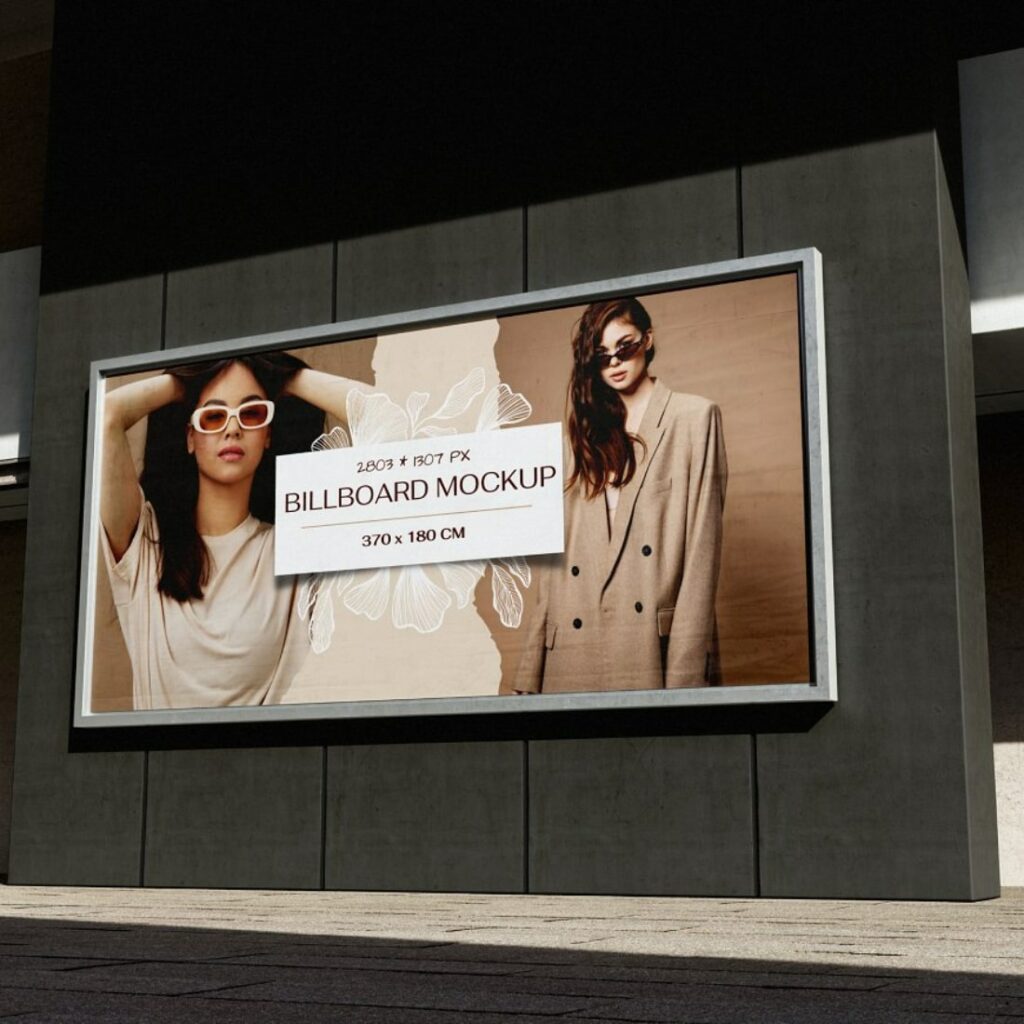 Billboard PSD Mockup 3 Set - MasterBundles