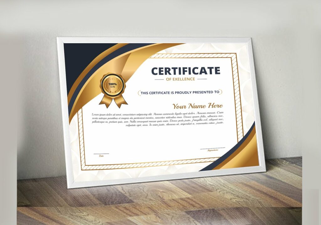 Certificate Appreciation Award - MasterBundles