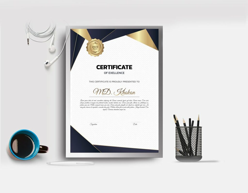 Creative Certificate Design - MasterBundles