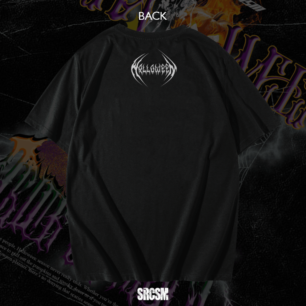 HALLOWEEN STREETWEAR WASHED T-SHIRT DESIGN - MasterBundles