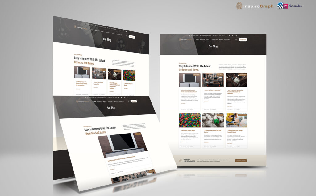 InspiroGraph - Premium Digital, Creative, Marketing, Multipurpose, Business Elementor Pro ...