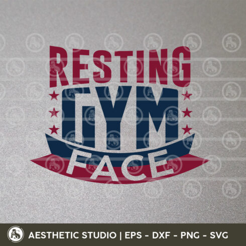 Resting Gym Face Svg
