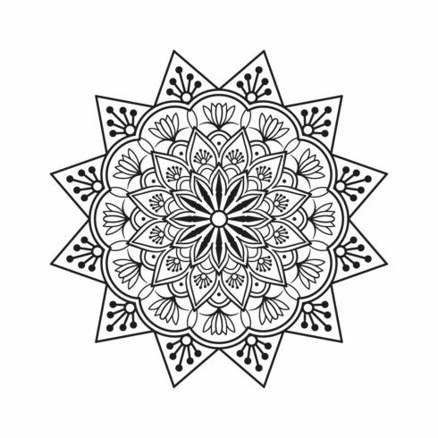 Bundle of 10 Creative Mandalas Coloring Book Page - MasterBundles