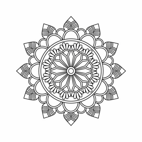 Bundle of 10 Creative Mandalas Coloring Book Page - MasterBundles