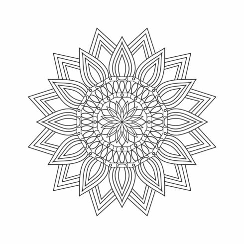 Bundle of 10 Mystical Mandalas Coloring Book Page. - MasterBundles