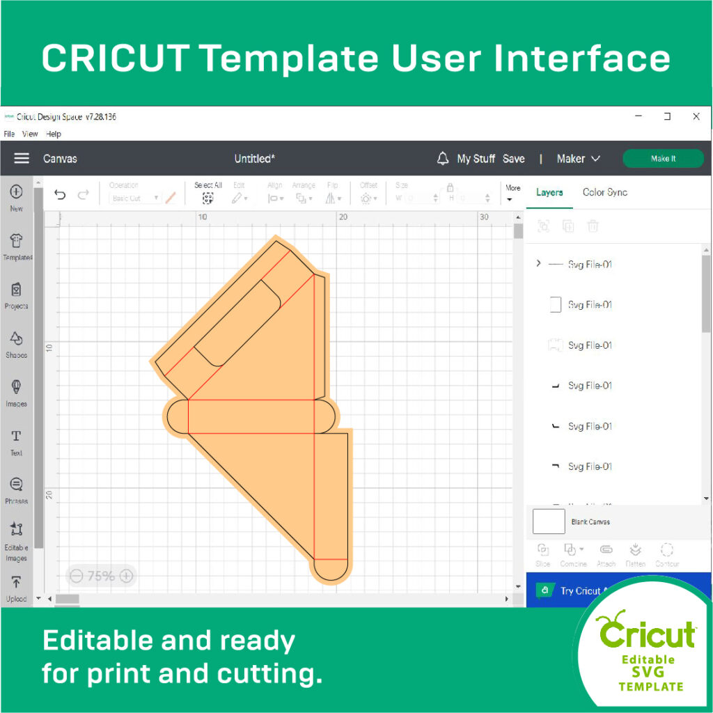 Bundle Of 3 Size Triangel Display Box Dieline Templates, blueprint ...