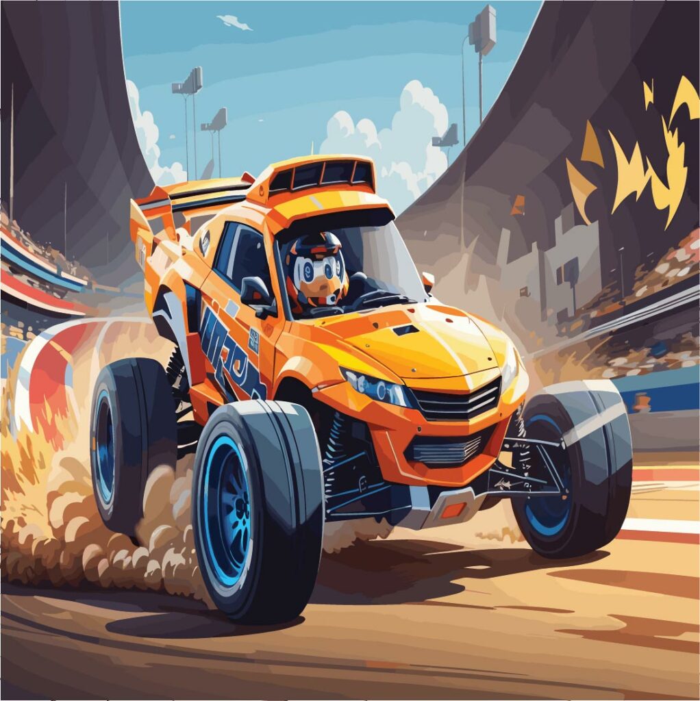 aspalt nitro car racing 2d and animated - MasterBundles